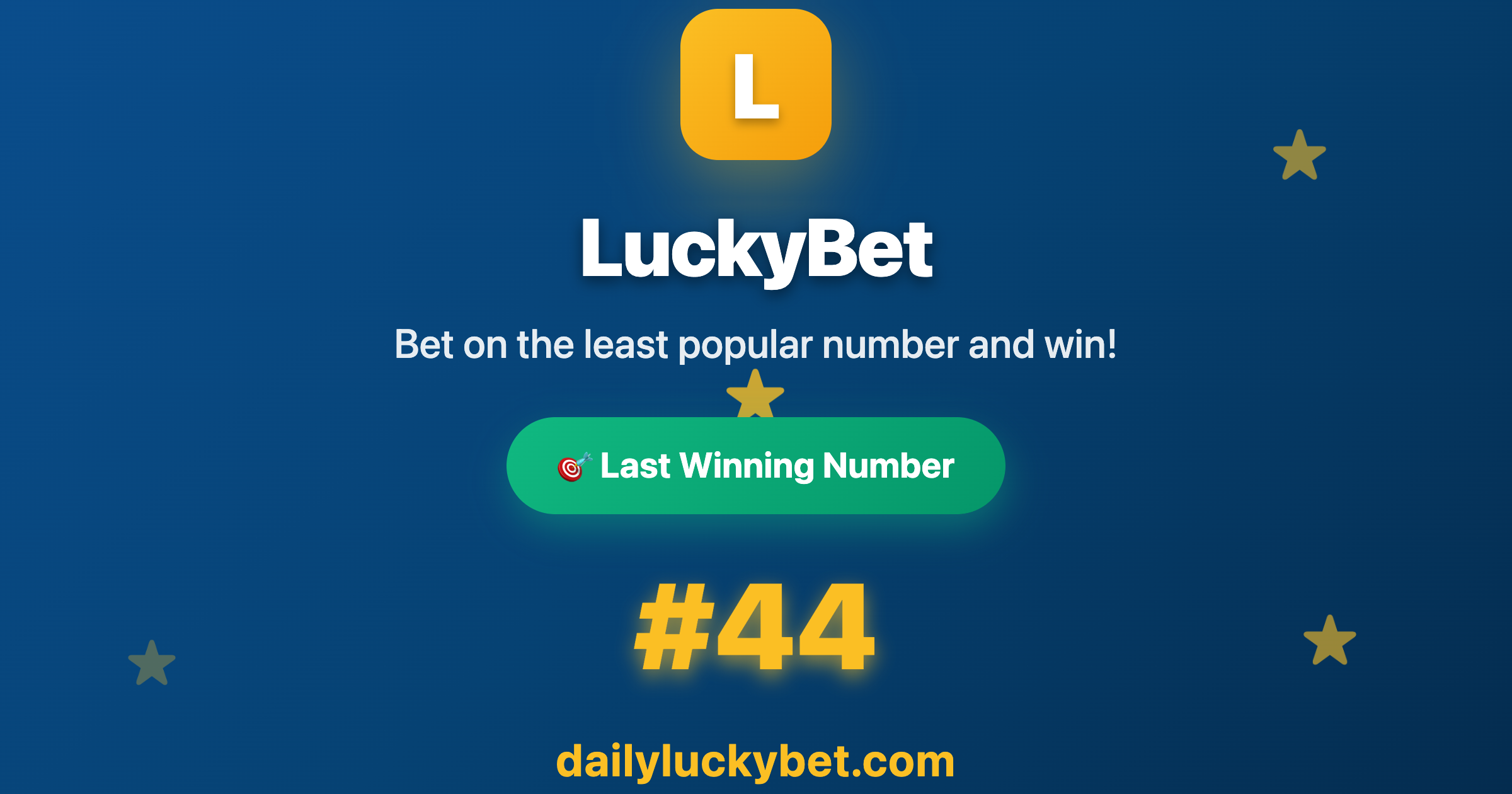LuckyBet - Online Number Betting Game | Win Real Money Daily in Europe
